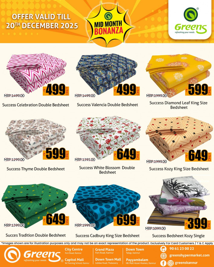 Online Grocery Home Delivery & Shopping in Kannur: Greens Hypermarket